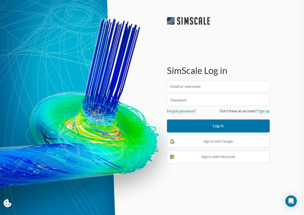 サインイン | SimScale