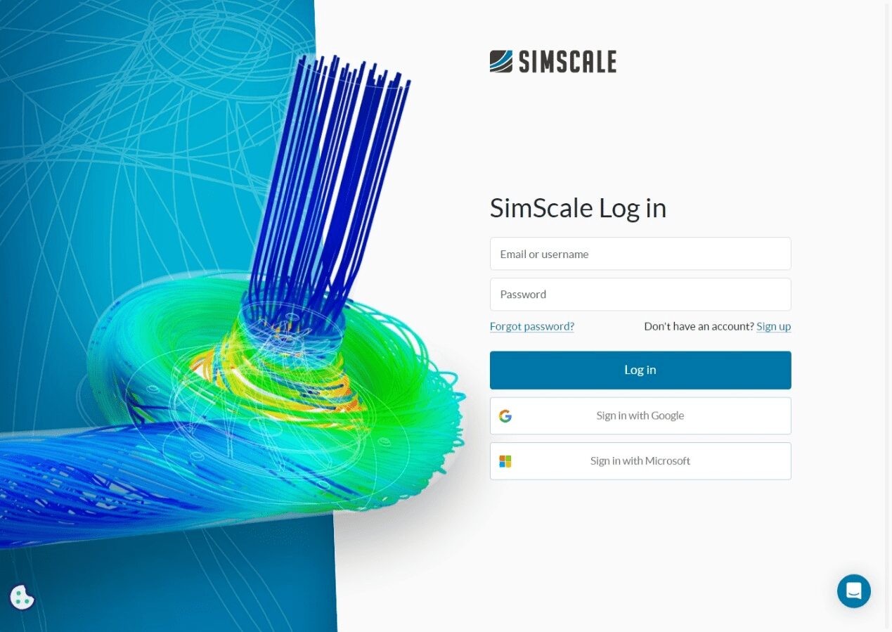 サインイン - SimScale