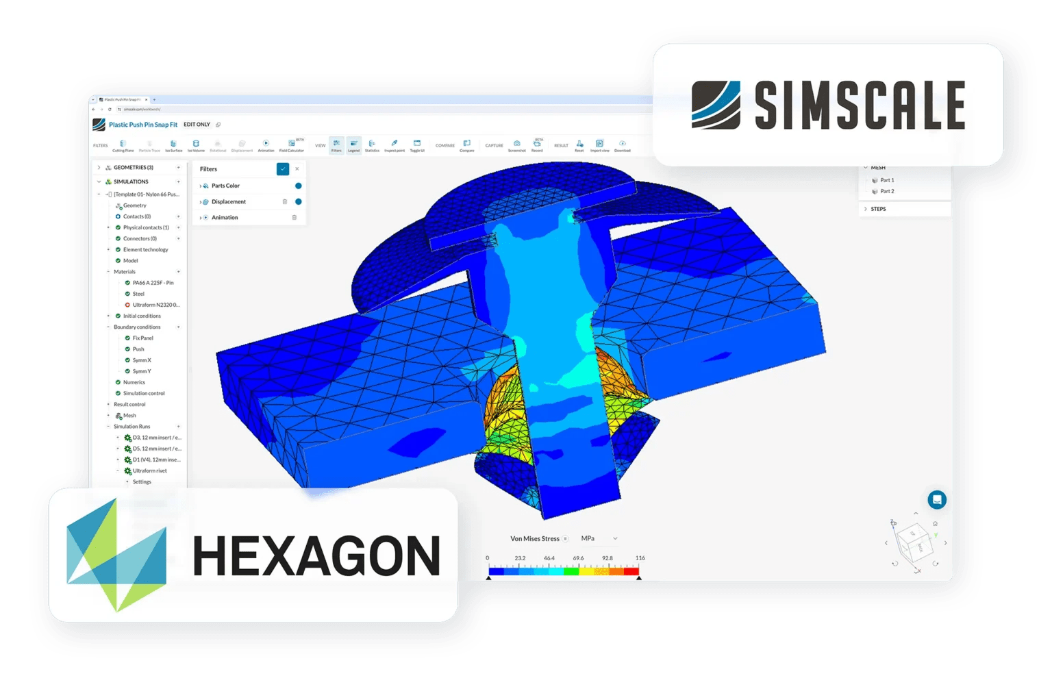 SimScaleの構造解析機能 - SimScale